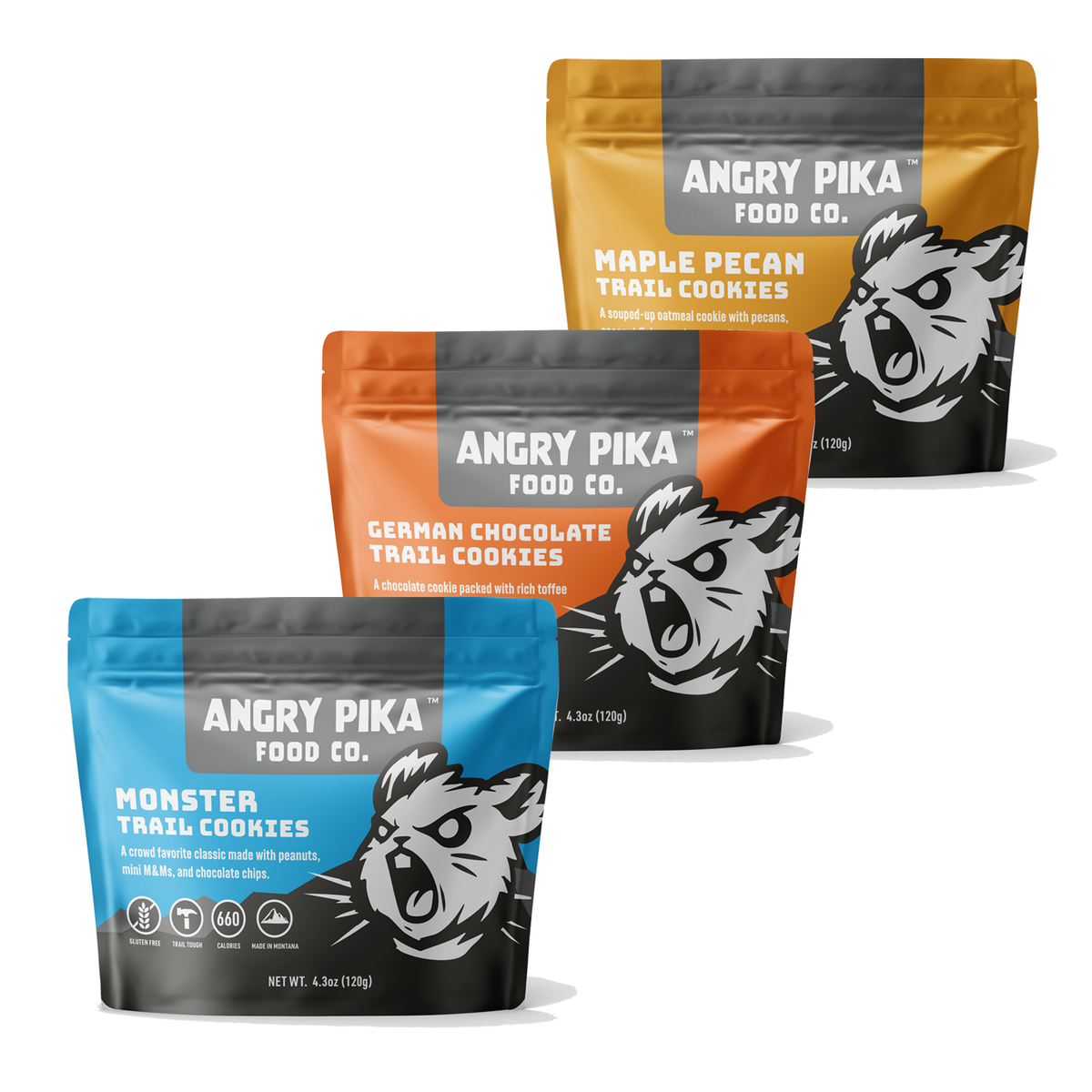 Trail Cookie Variety Pack – Angry Pika Food Co.